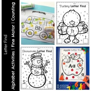 Complete Letter Find Bundle - Planning Playtime