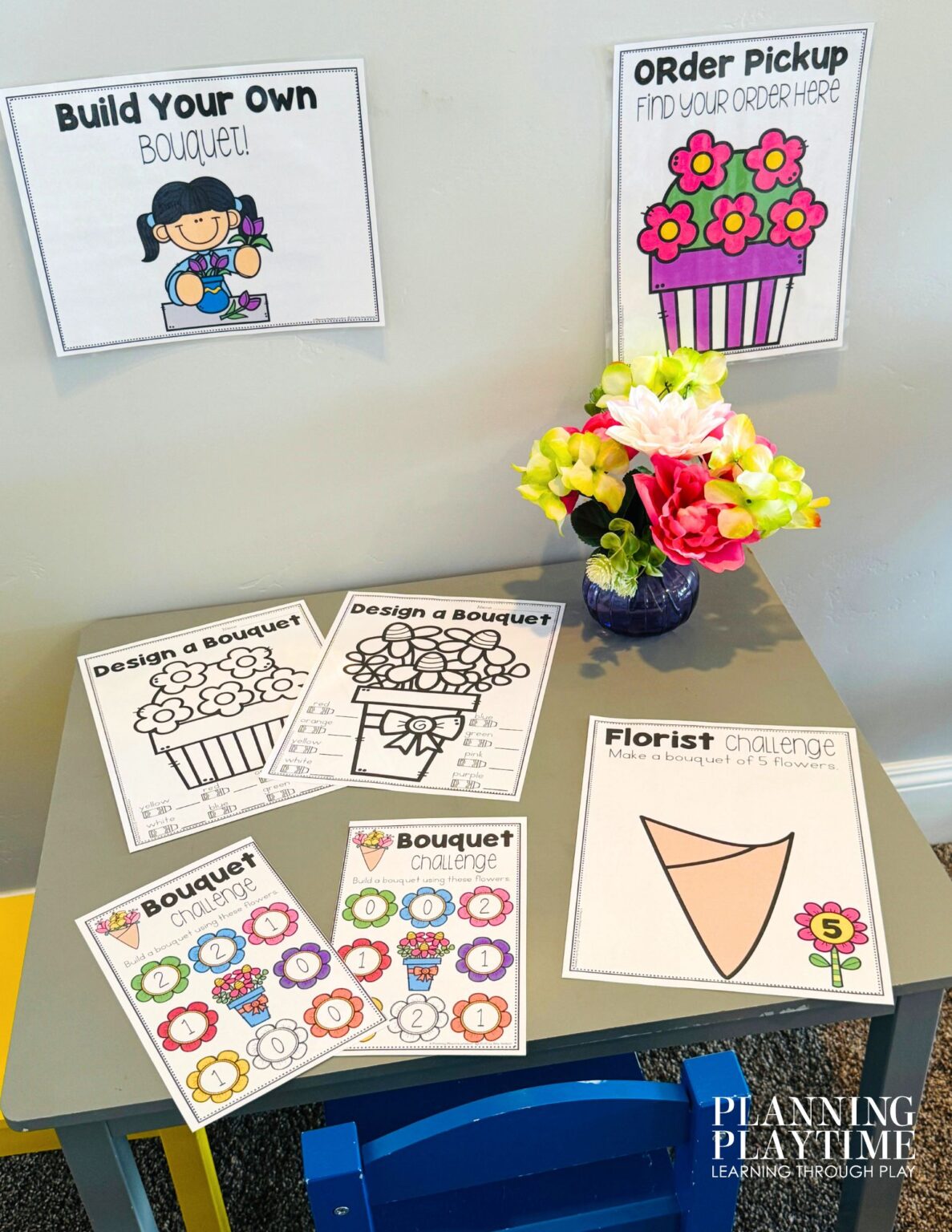 Flower Shop Dramatic Play For Preschool & Kindergarten