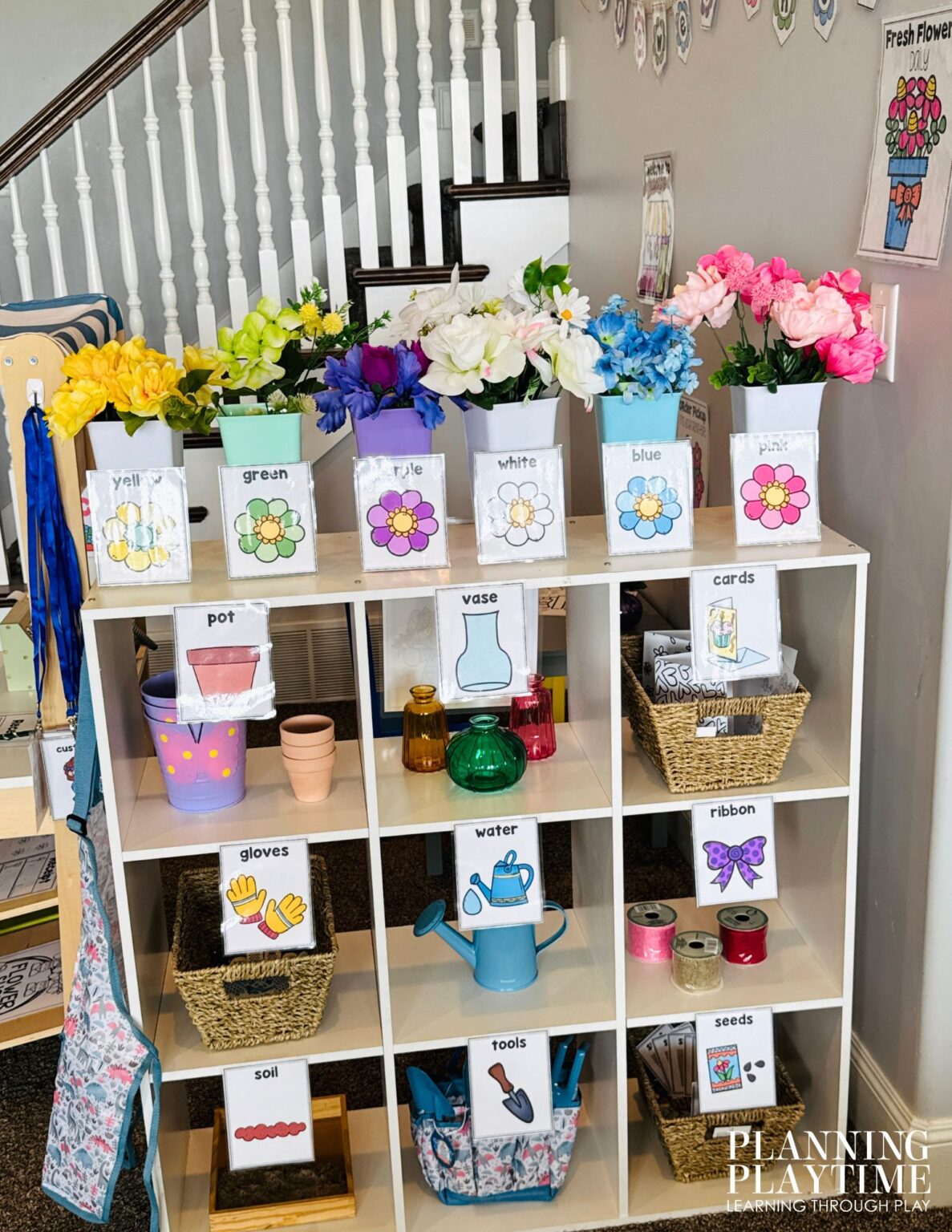 Flower Shop Dramatic Play For Preschool & Kindergarten