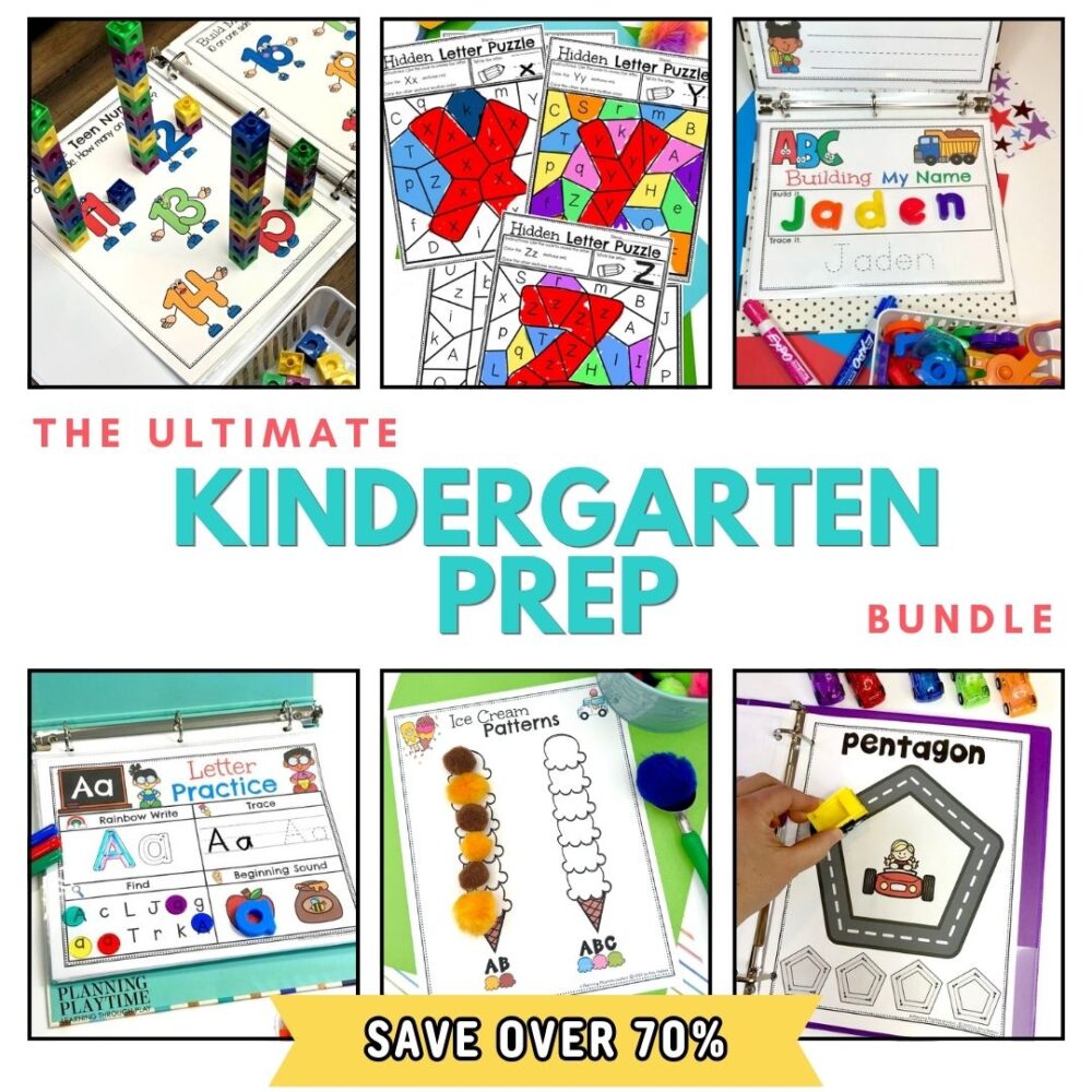 Ultimate Kindergarten Prep Bundle | Kindergarten Readiness - Planning ...